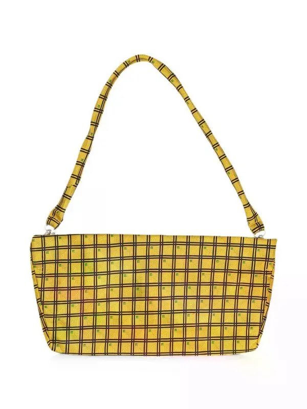 Vintage Geometric-print Envelope Shoulder Bag