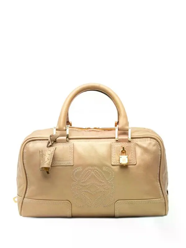 Loewe 2007 Metallic Leather Amazona 28 Handbag