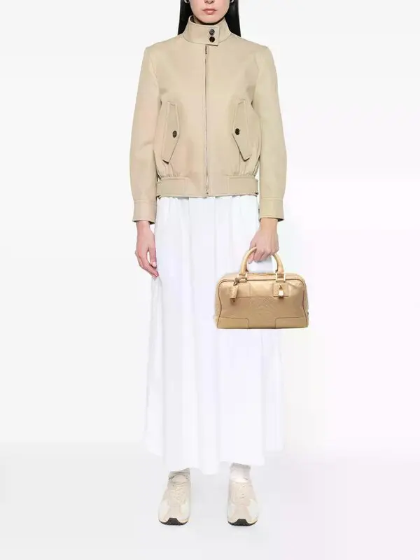 Loewe 2007 Metallic Leather Amazona 28 Handbag