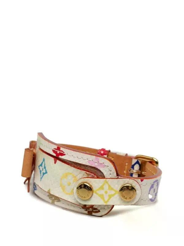 LOUIS VUITTON 2003 Monogram Multicolore Address Wish Wrap Bracelet Costume Bracelet