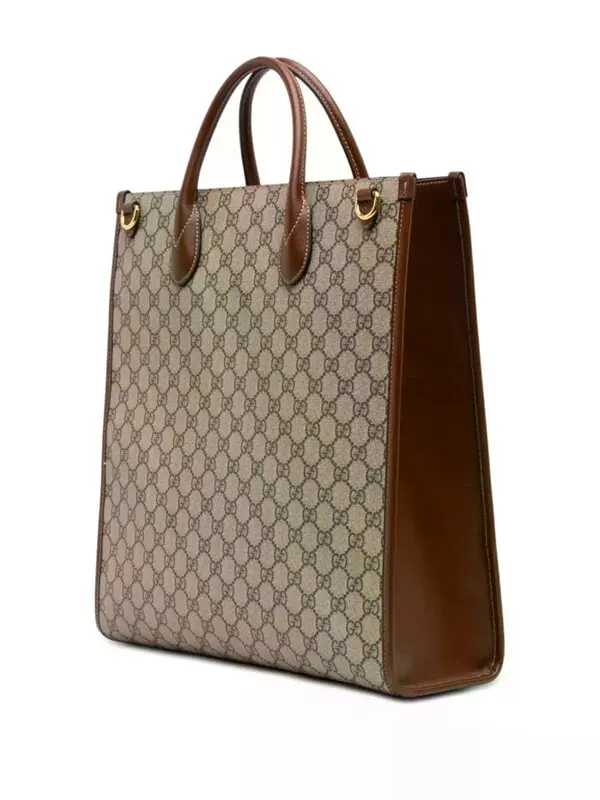 Gucci 2016-2026 Medium Gg Supreme Interlocking G Tote Satchel