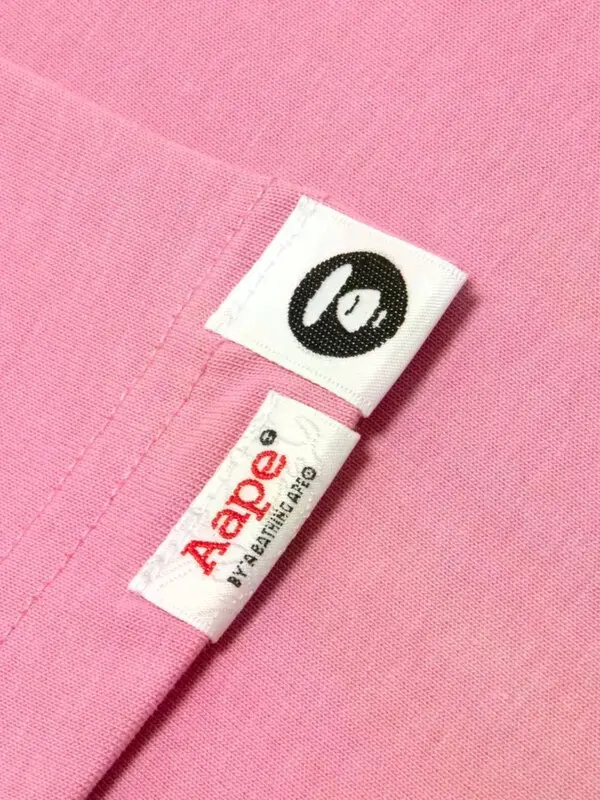 AAPE BY *A BATHING APE Graphic-print Logo-patch T-shirt