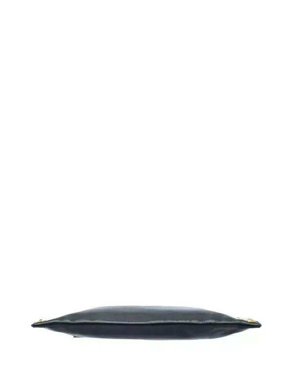 Miu Miu 2010-2026 Studded Leather Zip Clutch Bag