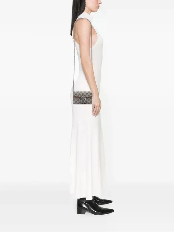 Gucci Mini Gg Supreme Dionysus Crossbody Bag