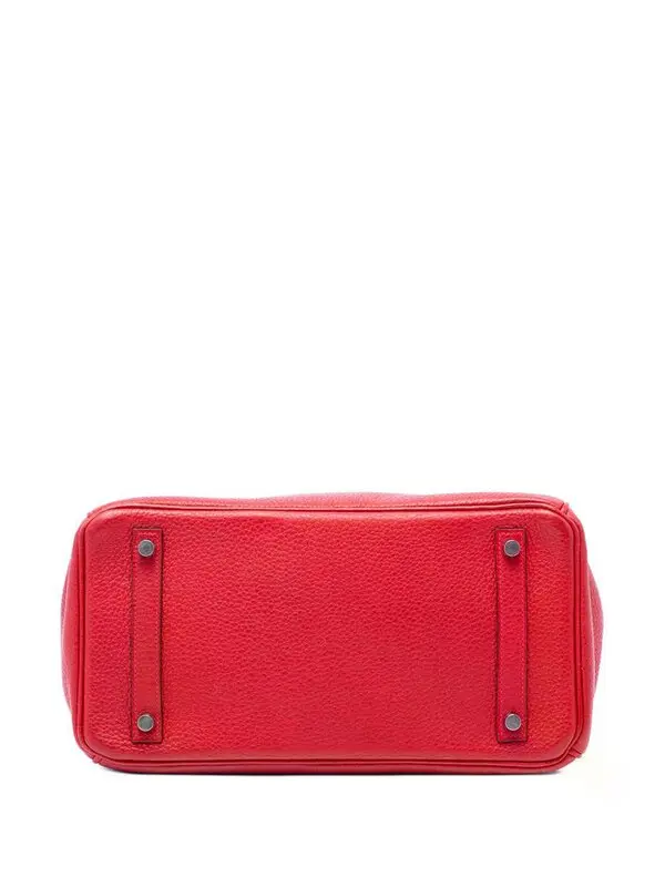Hermès Togo Leather Birkin 30 Handbag - Red