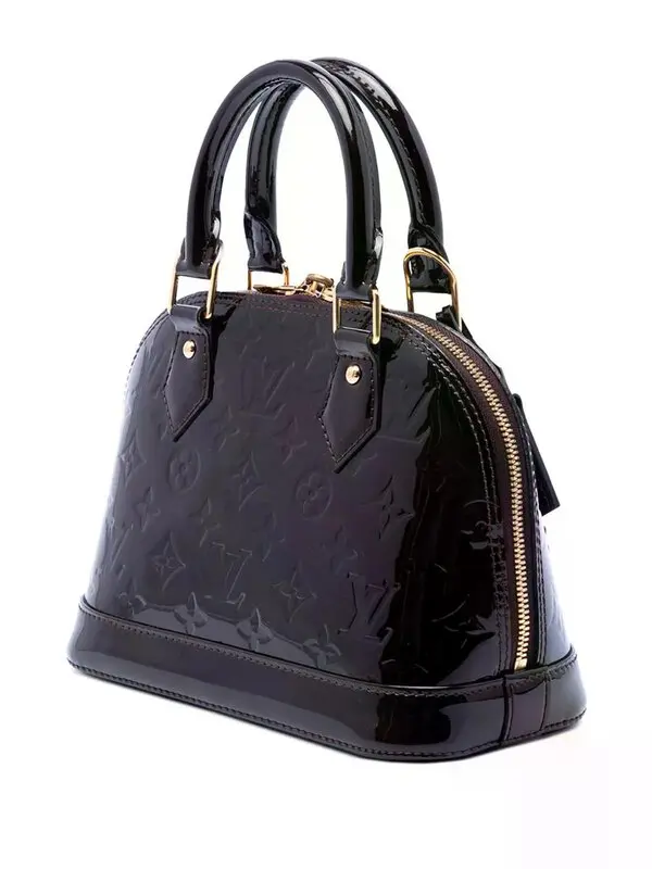 LOUIS VUITTON 2016 Monogram Vernis Alma Bb Satchel