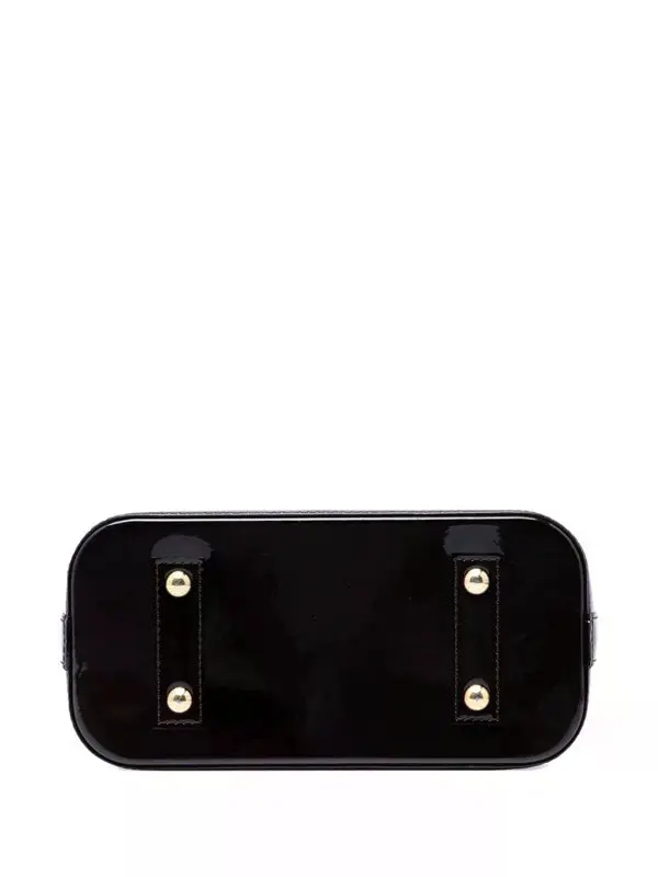 LOUIS VUITTON 2016 Monogram Vernis Alma Bb Satchel