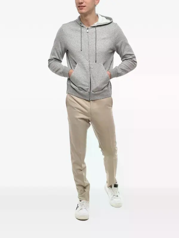 Corneliani Zip-up Drawstring Hoodie
