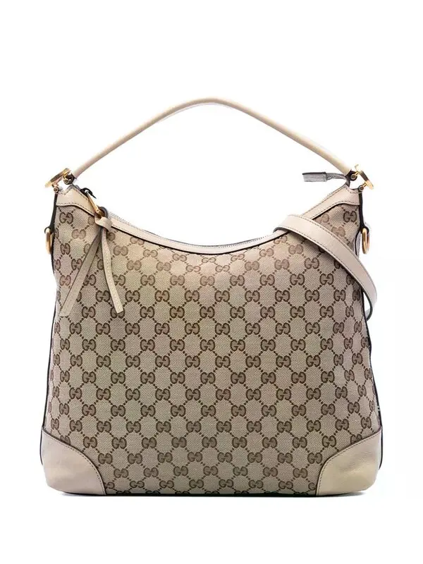 Gucci 2016-2026 Small Gg Canvas Miss Gg Hobo Satchel - Neutrals
