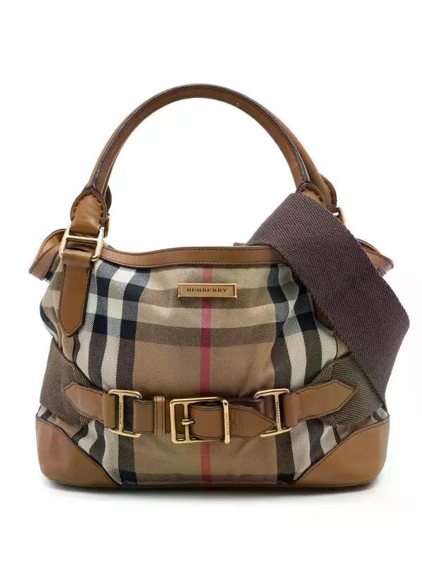 Burberry 2000-2017 House Check Canvas Brecon Satchel