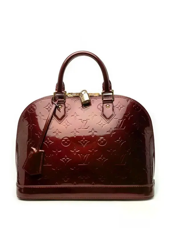LOUIS VUITTON 2010 Monogram Vernis Alma Pm Handbag