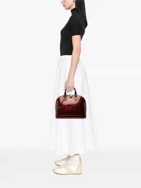 LOUIS VUITTON 2010 Monogram Vernis Alma Pm Handbag