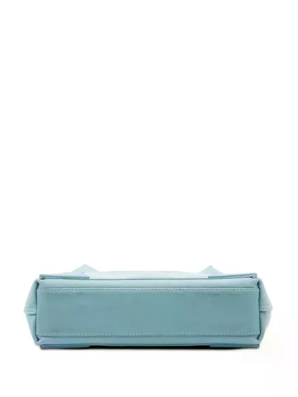 Balenciaga Canvas Navy Cabas Xs Satchel - Blue