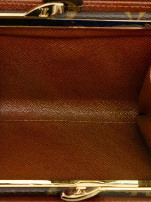 LOUIS VUITTON 2001 Monogram French Purse Small Wallets