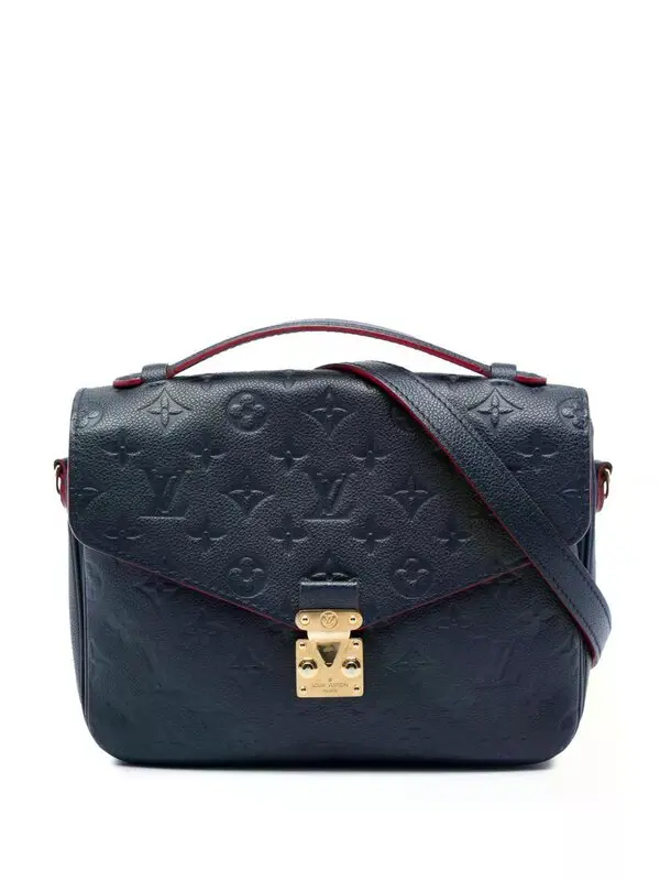 LOUIS VUITTON 2018 Monogram Empreinte Pochette Metis Satchel