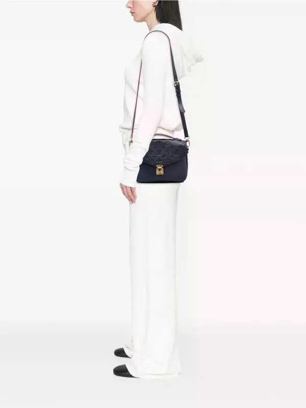 LOUIS VUITTON 2018 Monogram Empreinte Pochette Metis Satchel