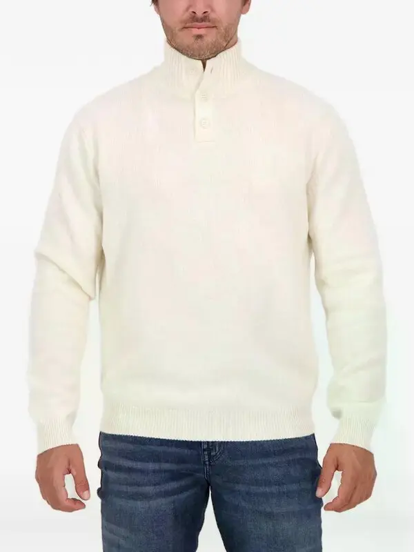DANIELE FIESOLI Button-up High-neck Sweater