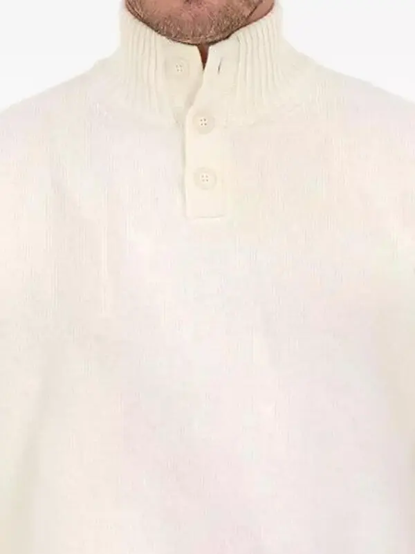 DANIELE FIESOLI Button-up High-neck Sweater