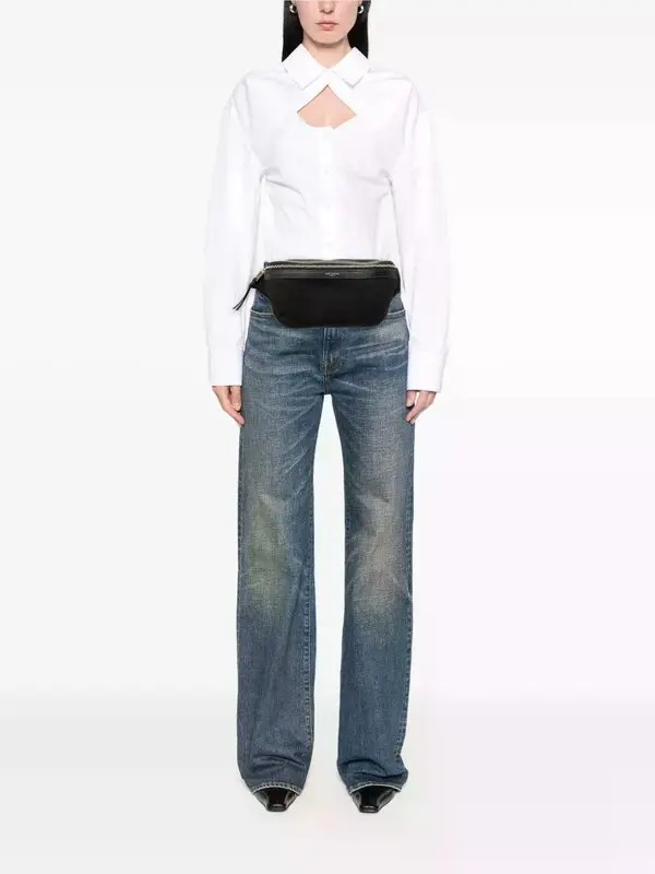 Saint Laurent Canvas City Belt Bag