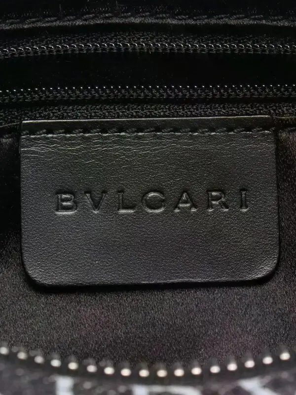 BVLGARI Logomania Denim B. Zero1 Cylinder Crossbody Bag
