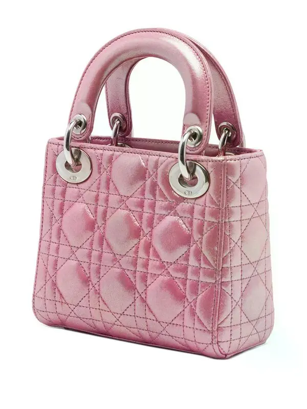 Dior Mini Lady Satchel - Pink