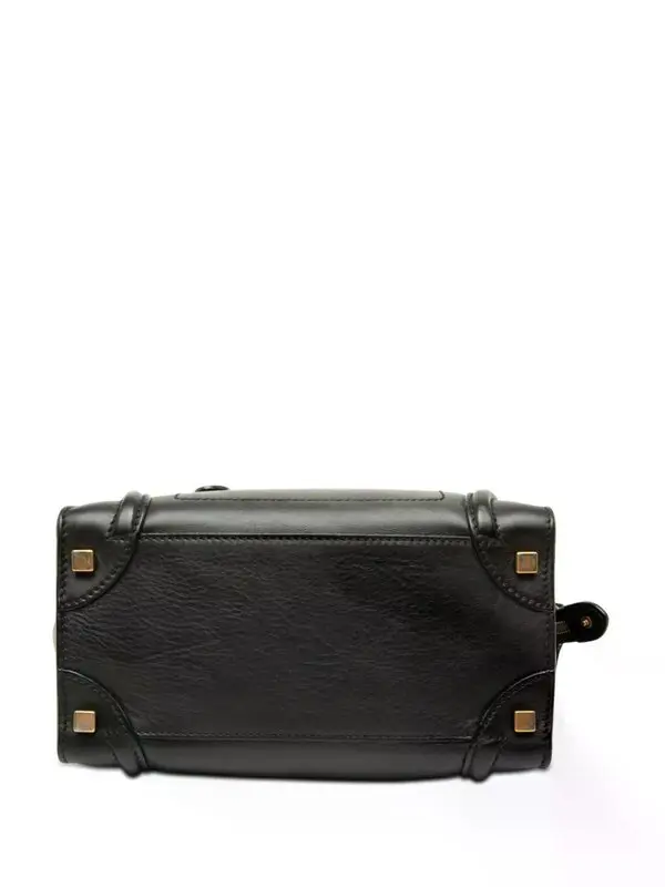 Celine 2012 Micro Smooth Calfskin Luggage Tote Bag