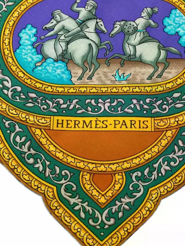 Hermès 2000-2020 Qalamdan Silk Scarf Scarves