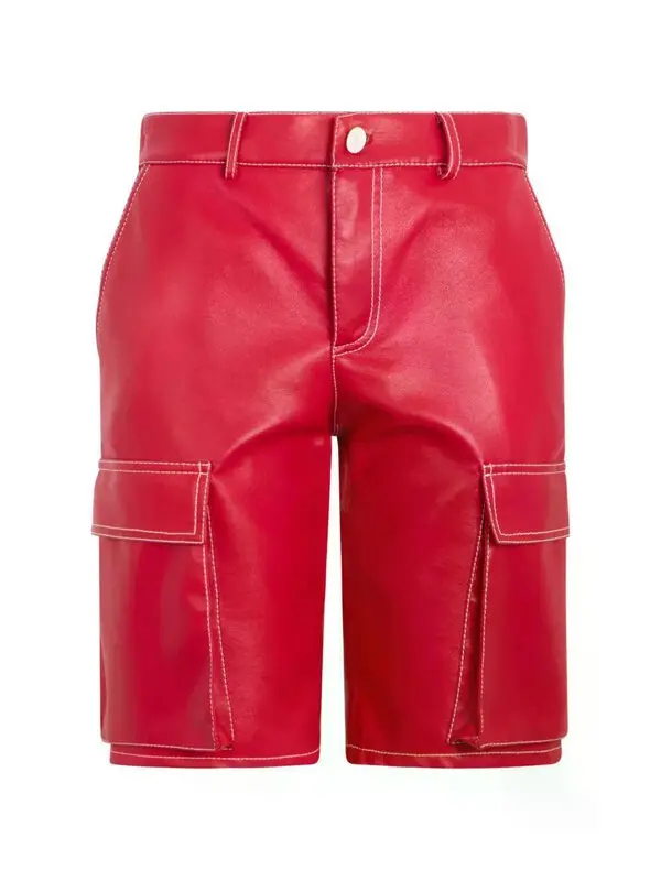 Philosophy Di Lorenzo Serafini Contrast Stitch Cargo Shorts