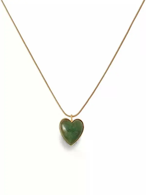JENNIFER FISHER Agate Heart Necklace