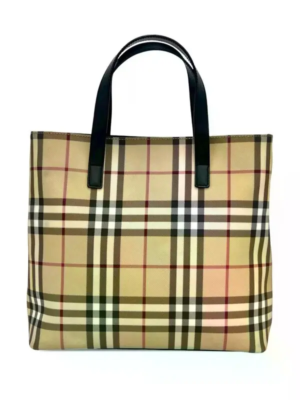 Burberry 2000-2017 House Check Canvas Tote Bag