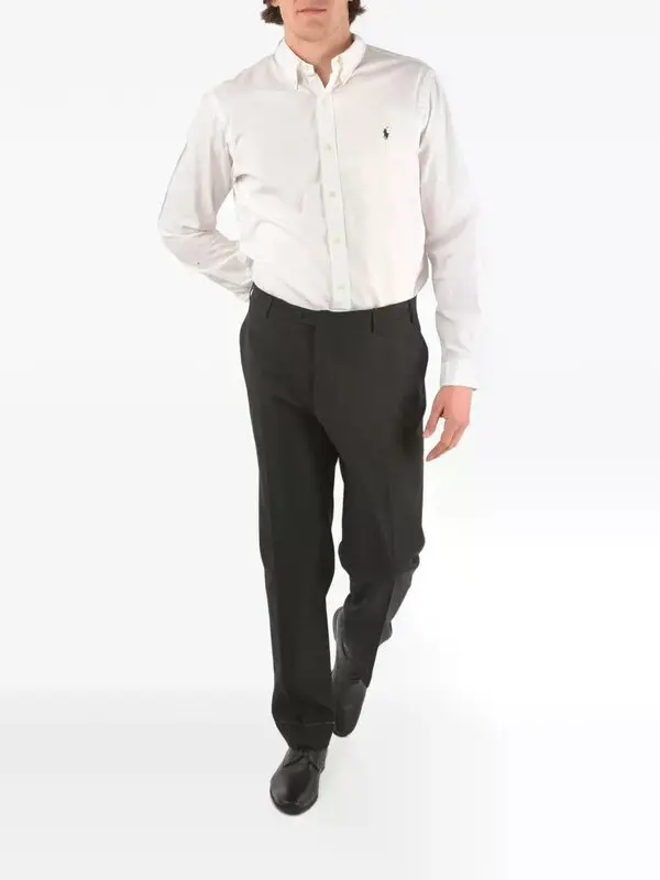 Corneliani Virgin Wool Poplin Trousers