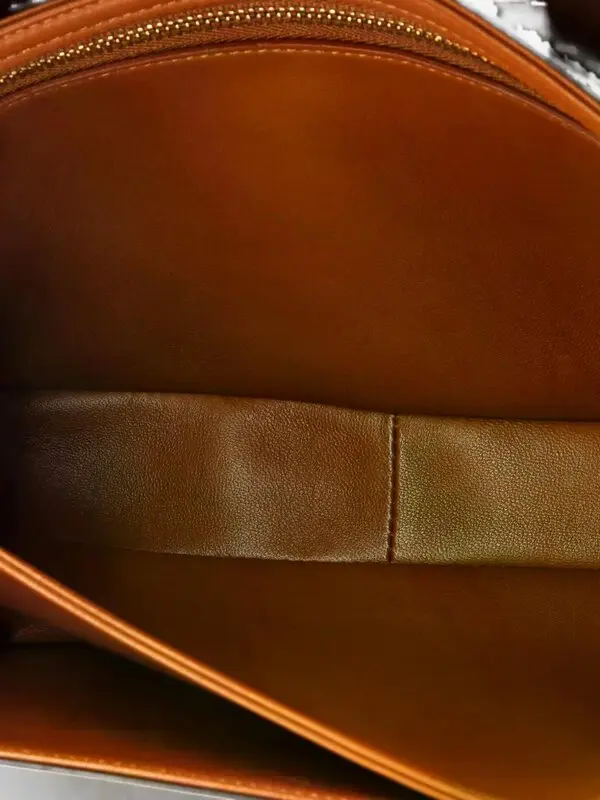 Celine Triomphe Shoulder Bag In Canvas And Leather