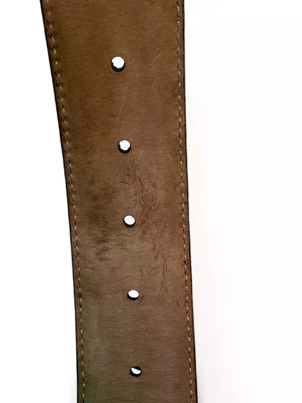 Gucci Guccissima Interlocking G-buckle Belt