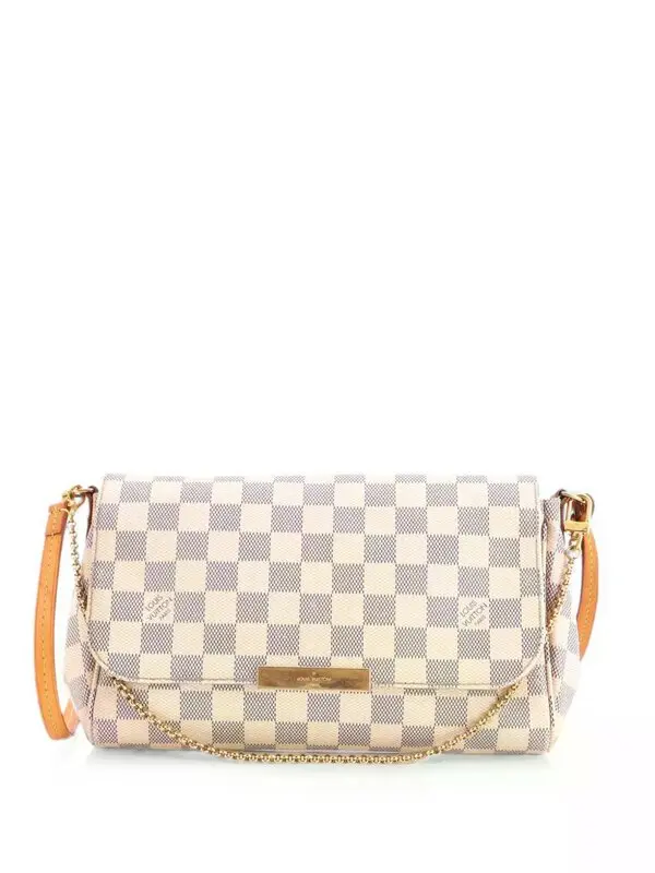 LOUIS VUITTON Favorite Handbag Damier Mm Crossbody Bag - White