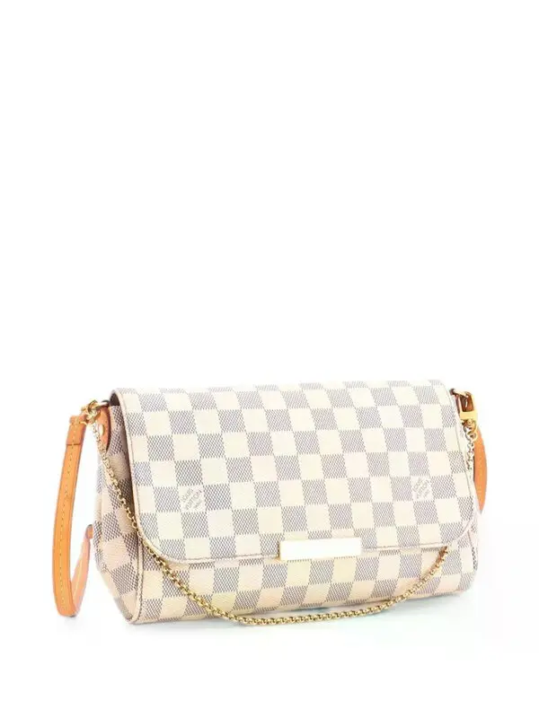LOUIS VUITTON Favorite Handbag Damier Mm Crossbody Bag - White