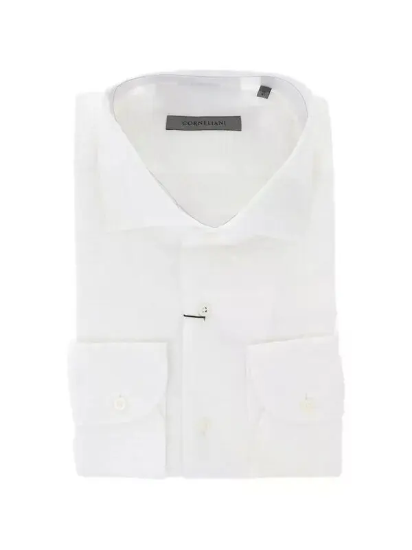 Corneliani Spread-collar Cotton Shirt