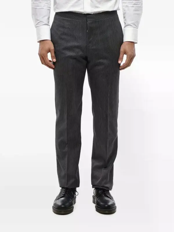 Corneliani Cerimonia Academy Pinstriped Virgin-wool Trousers
