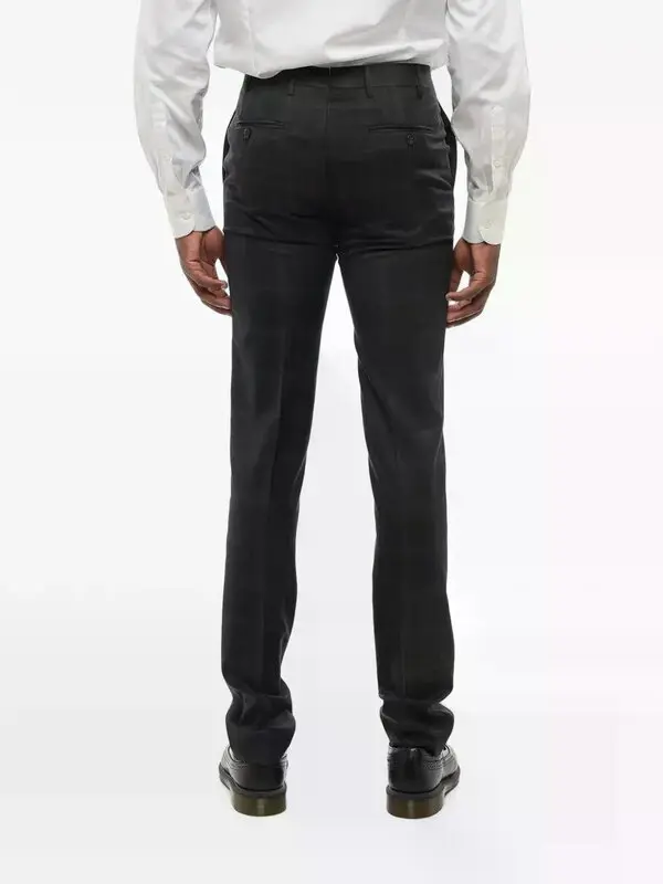 Corneliani District-check Wool Trousers