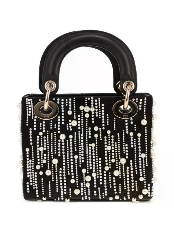 Dior Mini Lady Pearl-embroidered Shoulder Bag