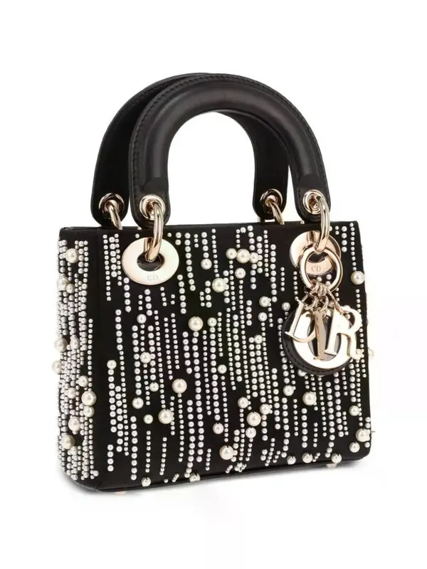 Dior Mini Lady Pearl-embroidered Shoulder Bag