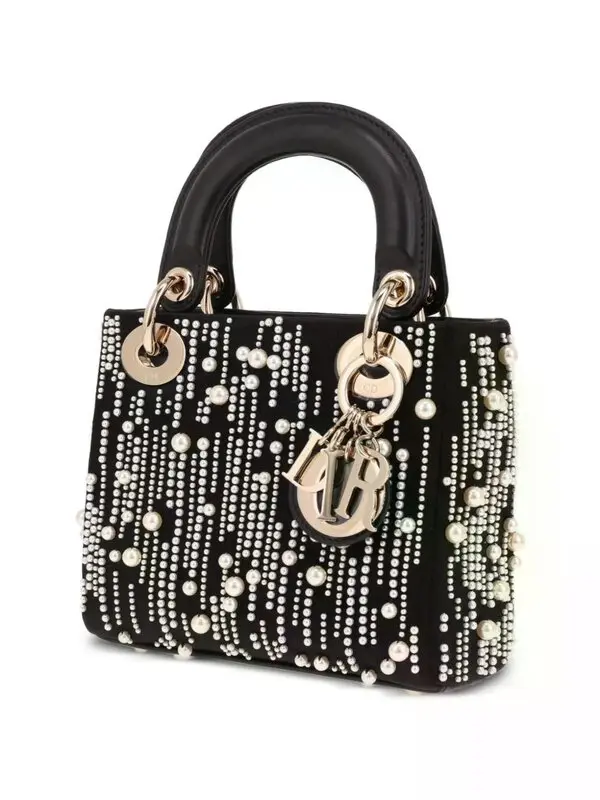 Dior Mini Lady Pearl-embroidered Shoulder Bag