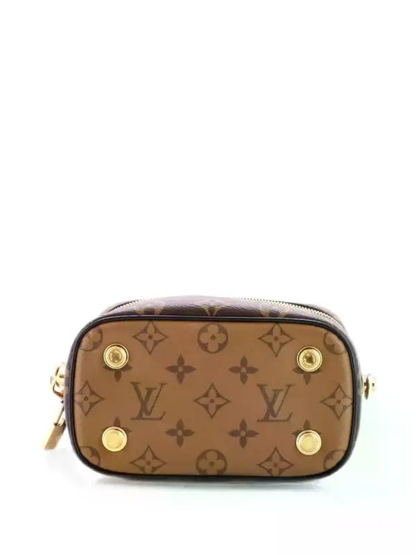 LOUIS VUITTON Vanity Handbag Reverse Monogram Canvas Pm Satchel
