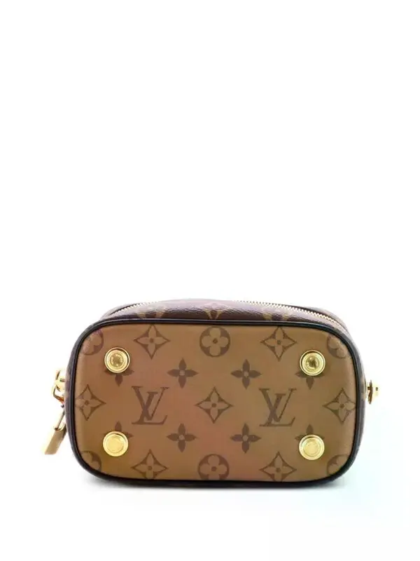 LOUIS VUITTON Reverse Monogram Canvas Pm Satchel - Brown