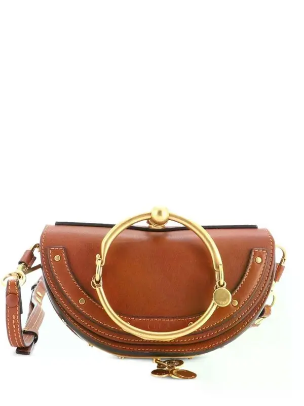 Chloé Nile Leather Mini Bag - Brown