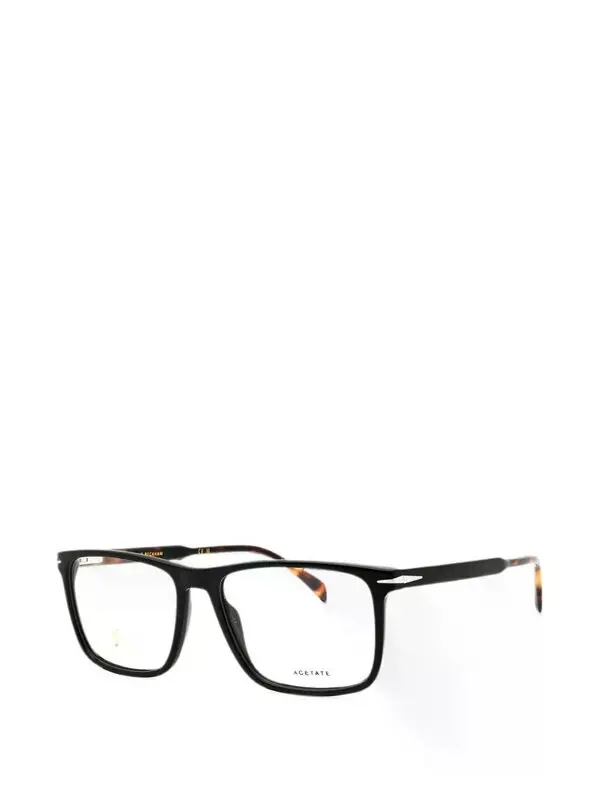 DB EYEWEAR BY DAVID BECKHAM Square Frame Full Rim Acetate Eyeglasses