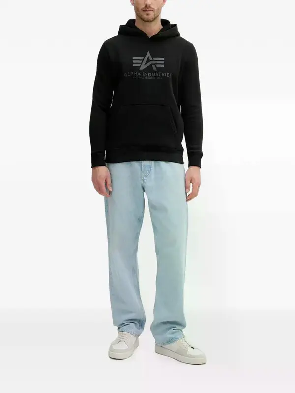 Alpha Industries Logo Pouch Pocket Hoodie