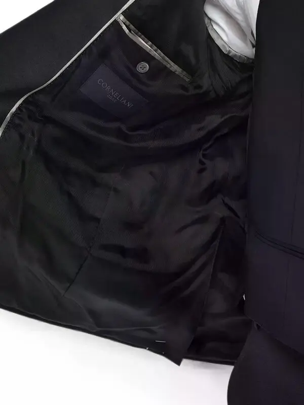 Corneliani Satin Shawl-lapel Blazer And Waistcoat Set