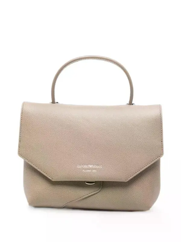 Emporio Armani Grained-leather Mini Tote Bag