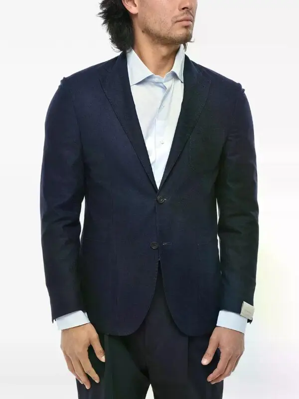 Corneliani Single-breasted Jacquard Blazer