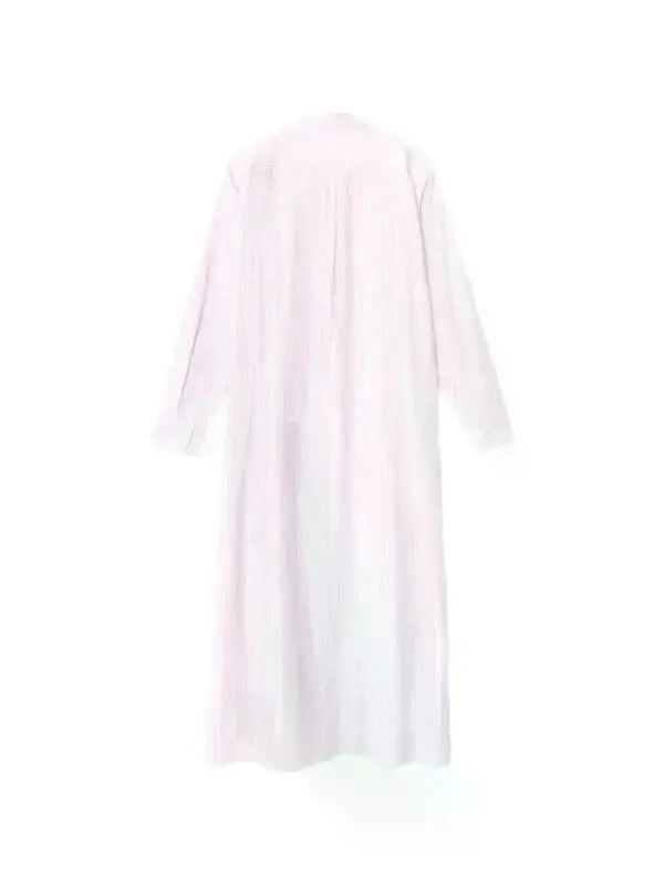 Xirena Striped Cotton Midi Shirt Dress